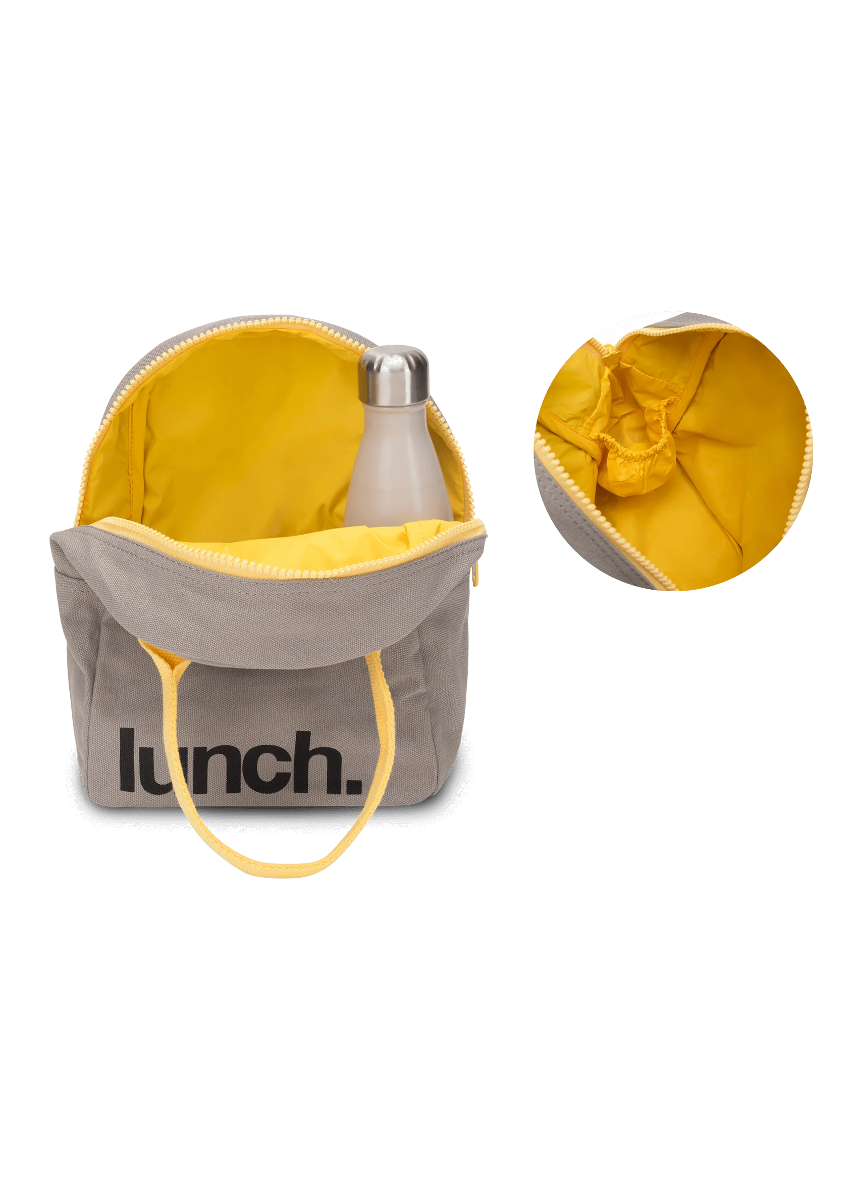 ORGANIC ZIPPER LUNCH BAG - ORGANIC ZIPPER LUNCH BAG -